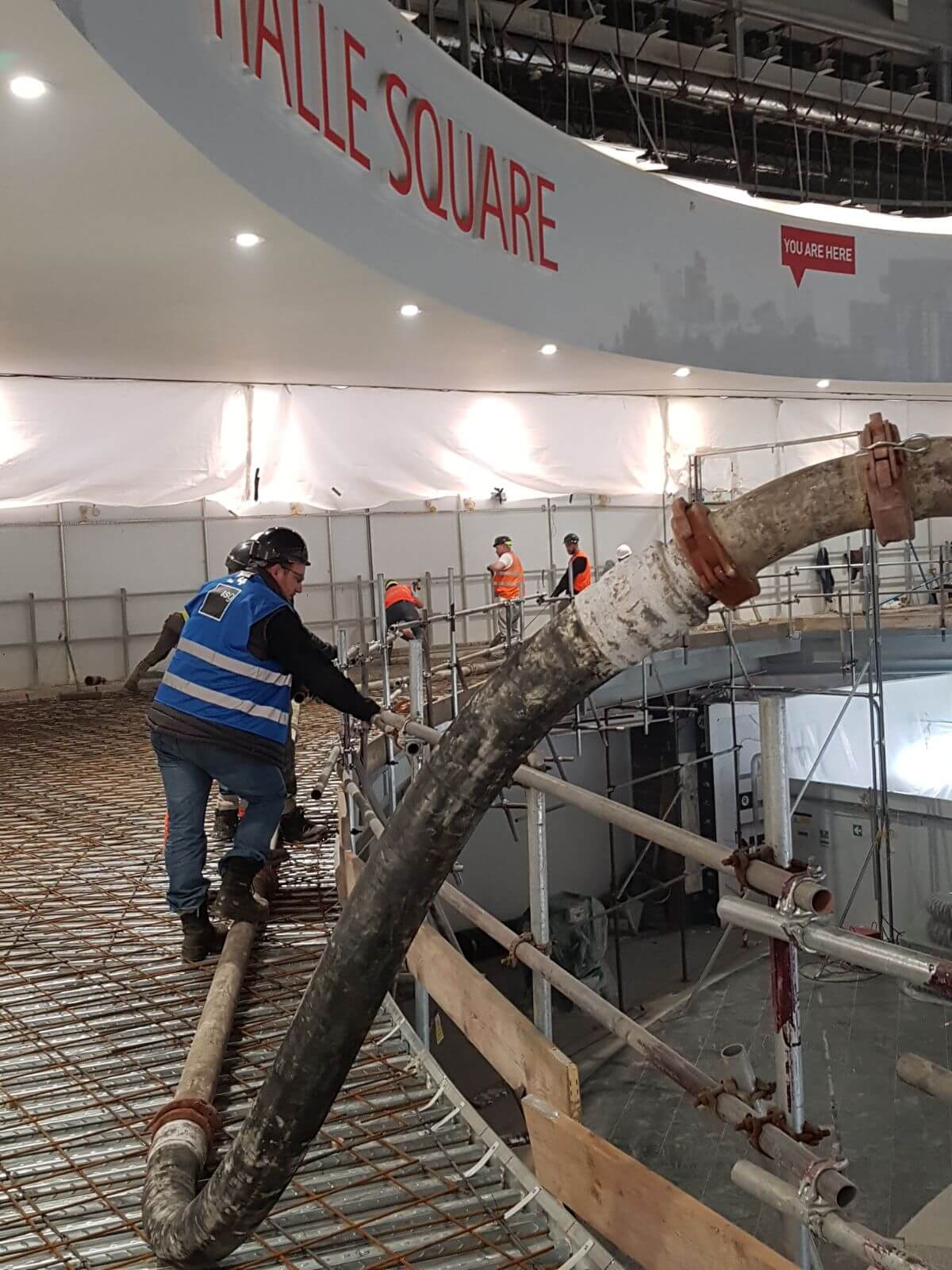 Manchester Arndale Centre -Macfarlane Concrete Pumping Ltd