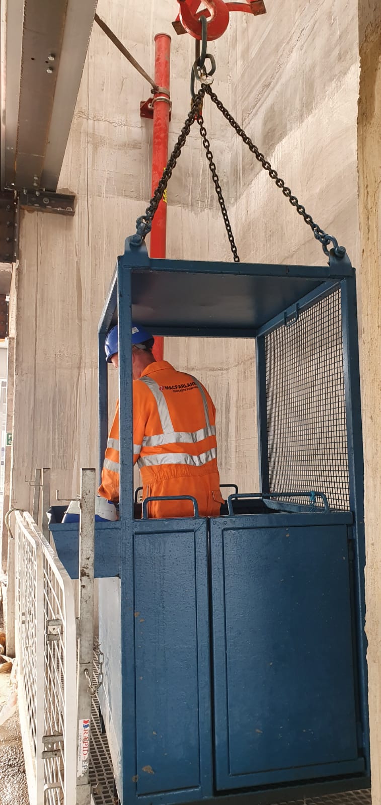 Vertical Riser Pipeline Installation - Macfarlane Concrete Pumping ...