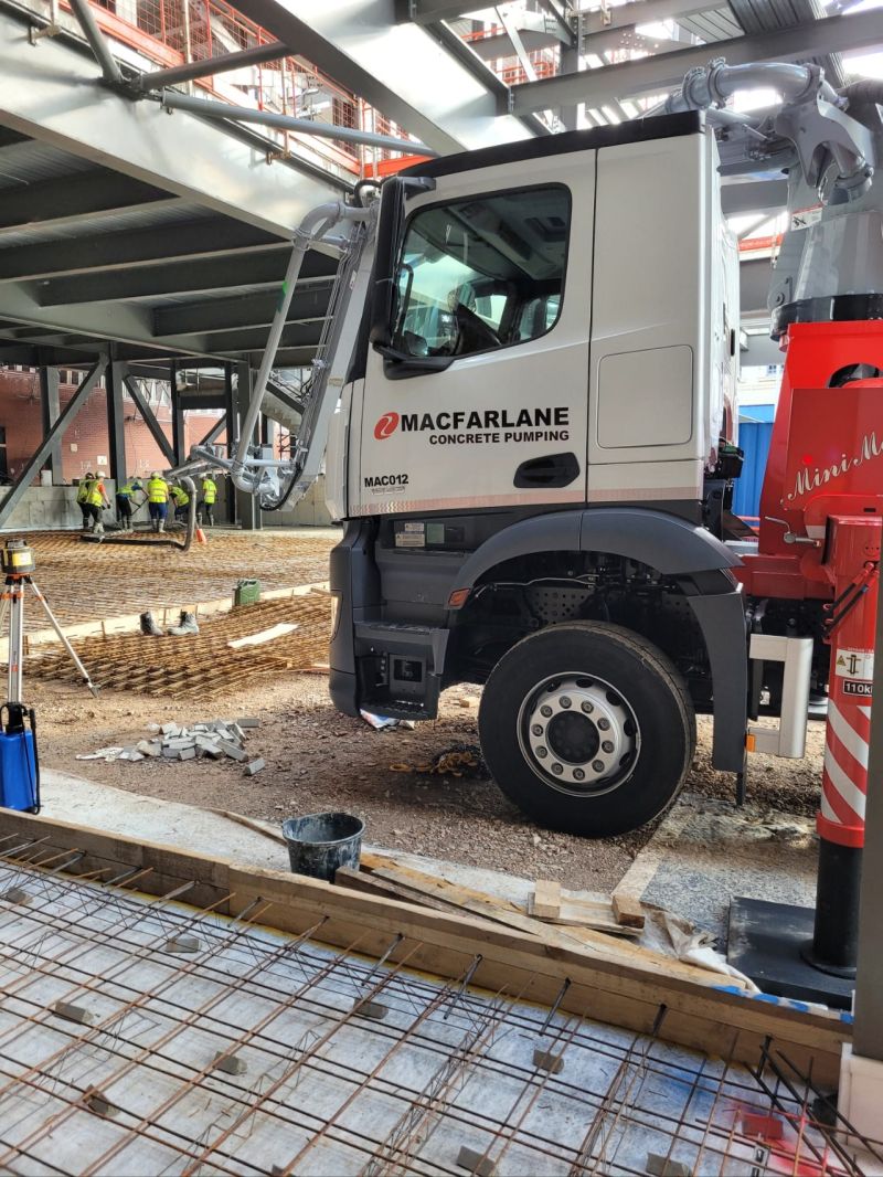 Tight, Low Height Building Pump with the Schwing S20 - Macfarlane ...